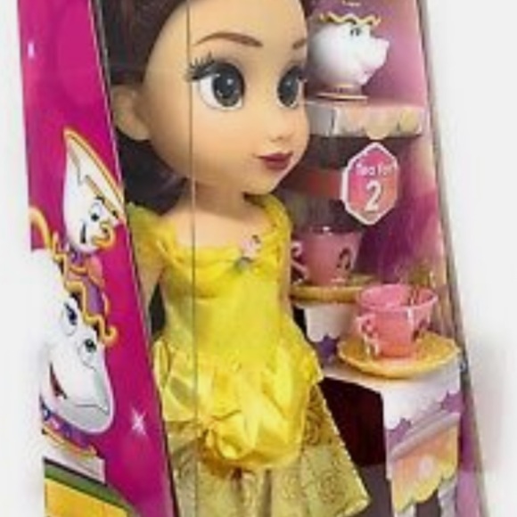 Disney | Toys | Disney Princess Belle Doll Tea Time With Belle Mrs ...